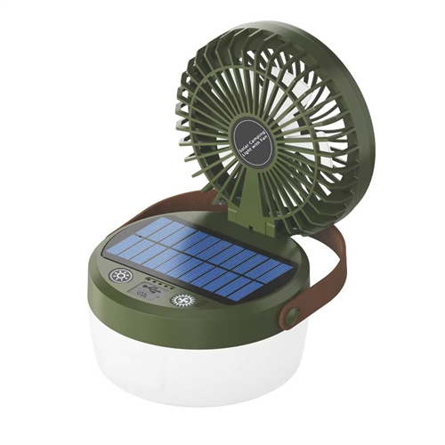 Solar Camping Light Multi-functional Rechargeable Fan Light Camping ...